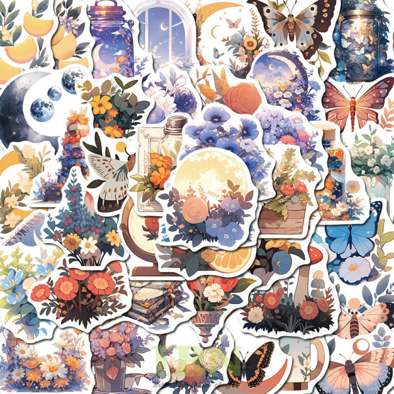 99+ Mẫu Sticker Hoa Đẹp, Xinh Xắn, Nhiều Màu Sắc | In Bảo Ngọc