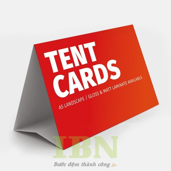 Tent Card Là Gì? Có Những Loại Tent Card Nào Phổ Biến Hiện Nay? | In ...