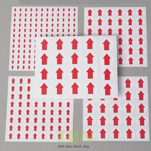 In Tem Mũi Tên, Tem Dán Lỗi Sản Phẩm Giá Rẻ, Mọi Số Lượng - In Bảo Ngọc